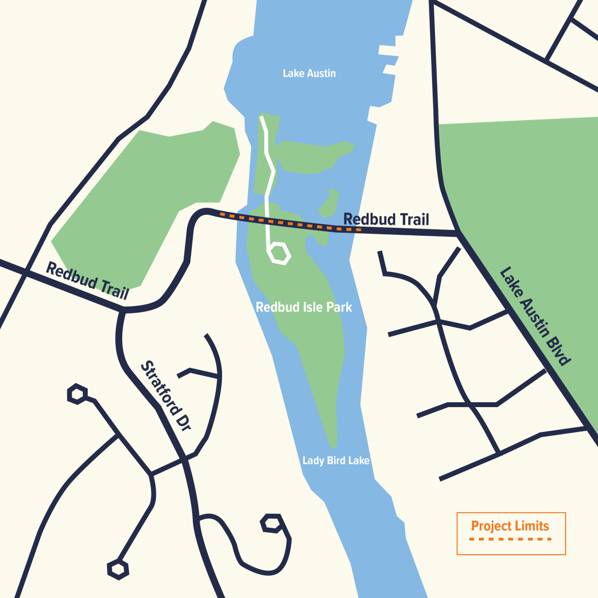 City commences work on Redbud Trail Bridge - Austin MonitorAustin Monitor